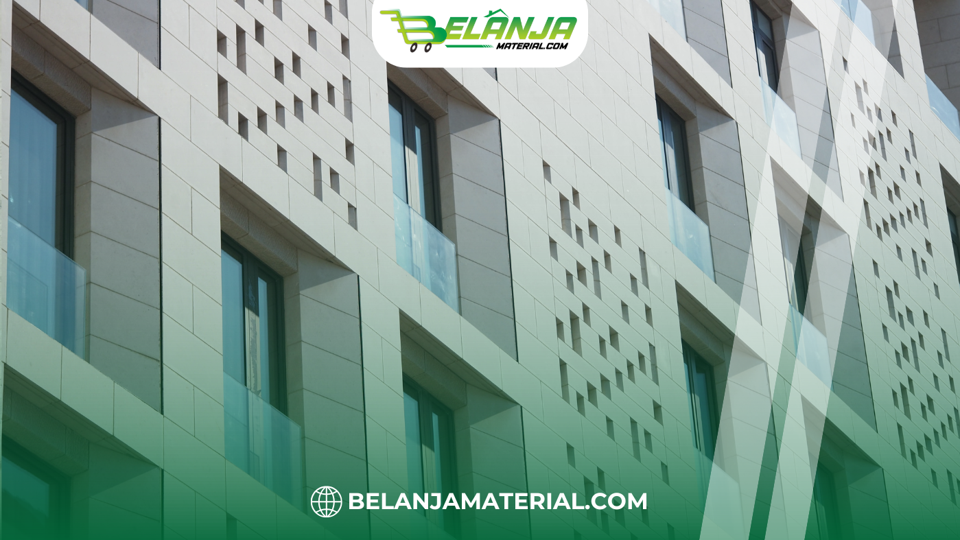 Pakai Papan Fiber untuk Fasad Bangunan? Apakah Kuat? - belanjamaterial
