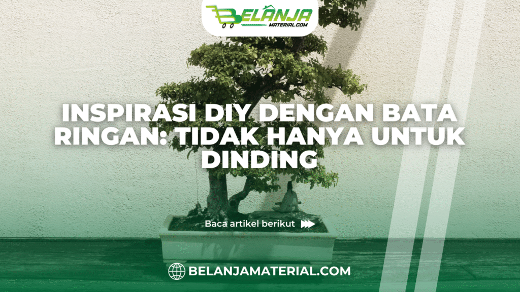 Inspirasi DIY dengan Bata Ringan: Tidak Hanya untuk Dinding ...
