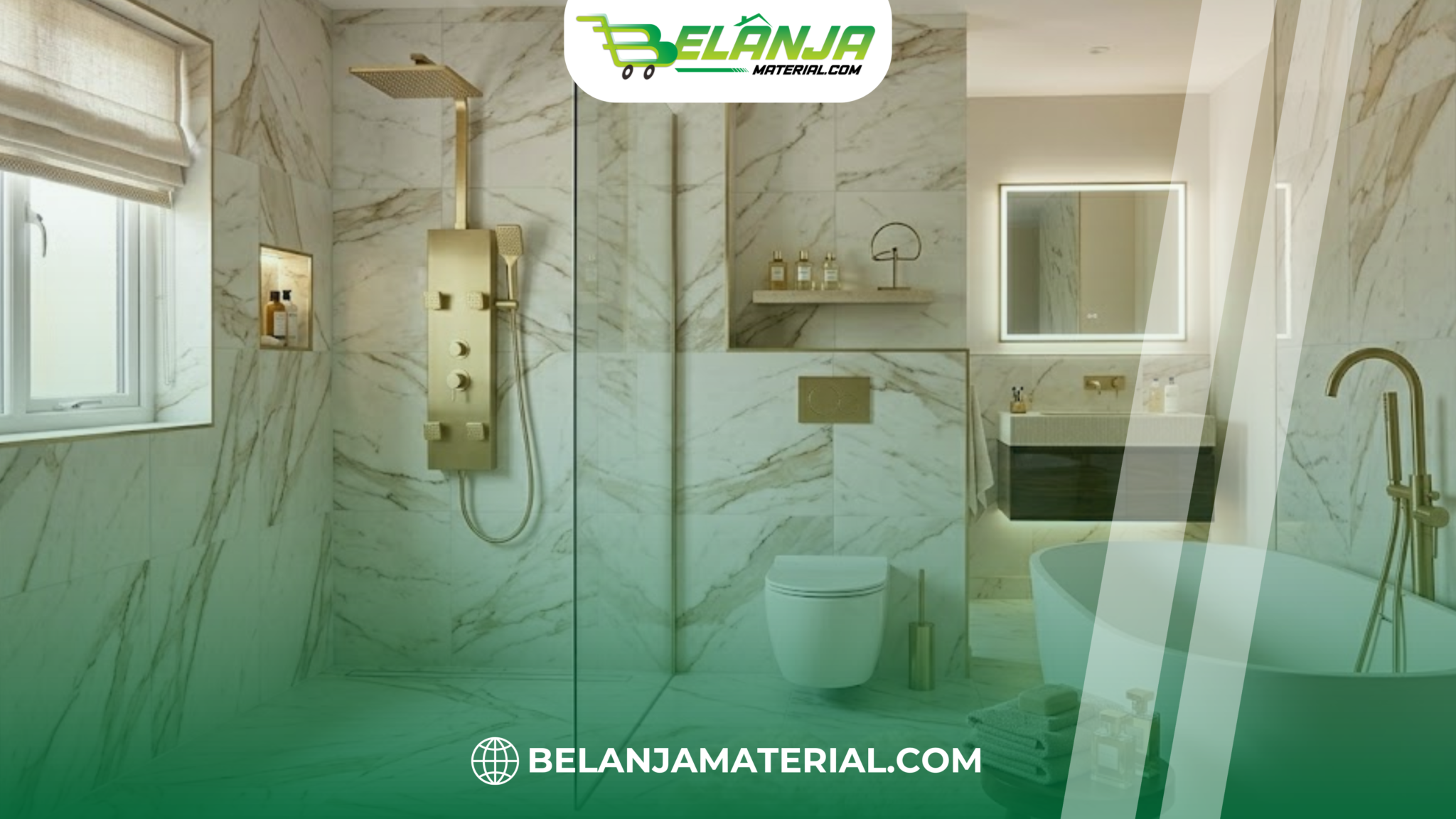 Jet Shower Closet untuk Toilet Higienis dan Modern - belanjamaterial