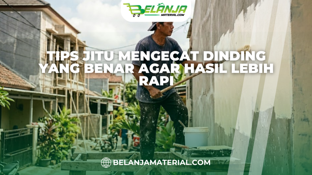 Tips Jitu Mengecat Dinding yang Benar agar Hasil Lebih Rapi ...